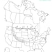 Sales Map/canada and USA Sales Map/ Sales Tracker/ Sales Map Tracker ...