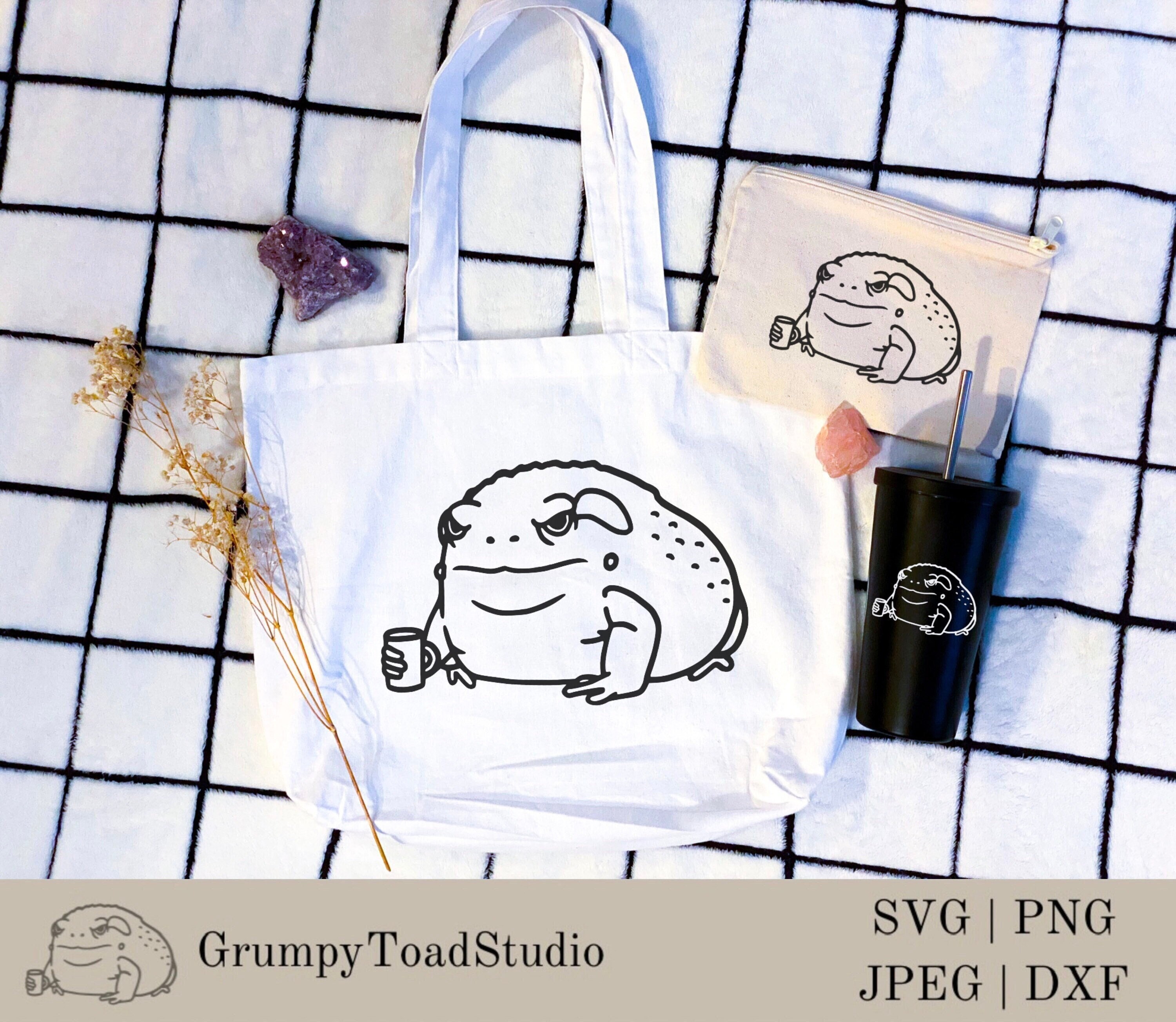 Grumpy Toad Svg, Toad Svg, Frog Svg, Coffee Svg, SVG for Cricut, PNG, Cut File, Silhouette - Etsy