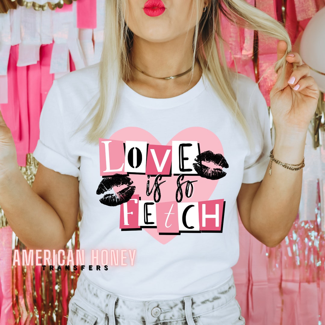 Ready to Press Love is so Fetch Valentines Thin Matte Clear Film Screen ...