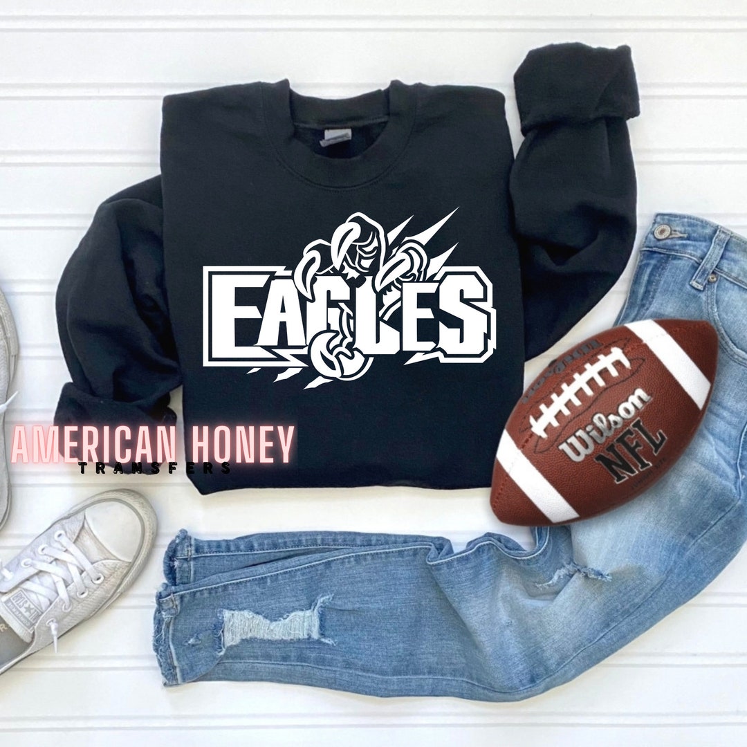 Ready to Press Eagles WHITE Screen Print Transfer, Plastisol Ink Screen ...