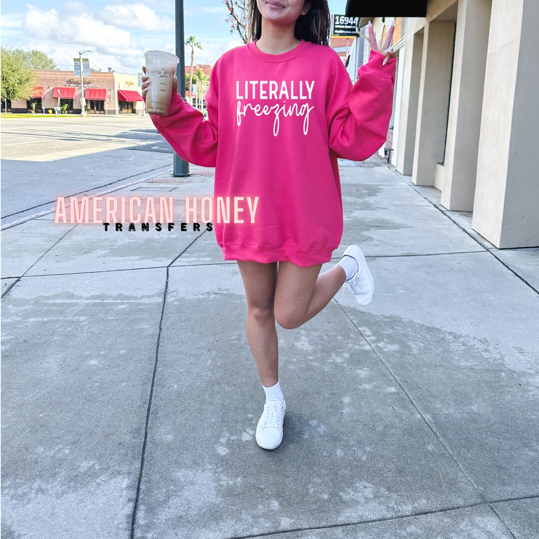 Ready to Press Literally Freezing WHITE Screen Print Transfer ...