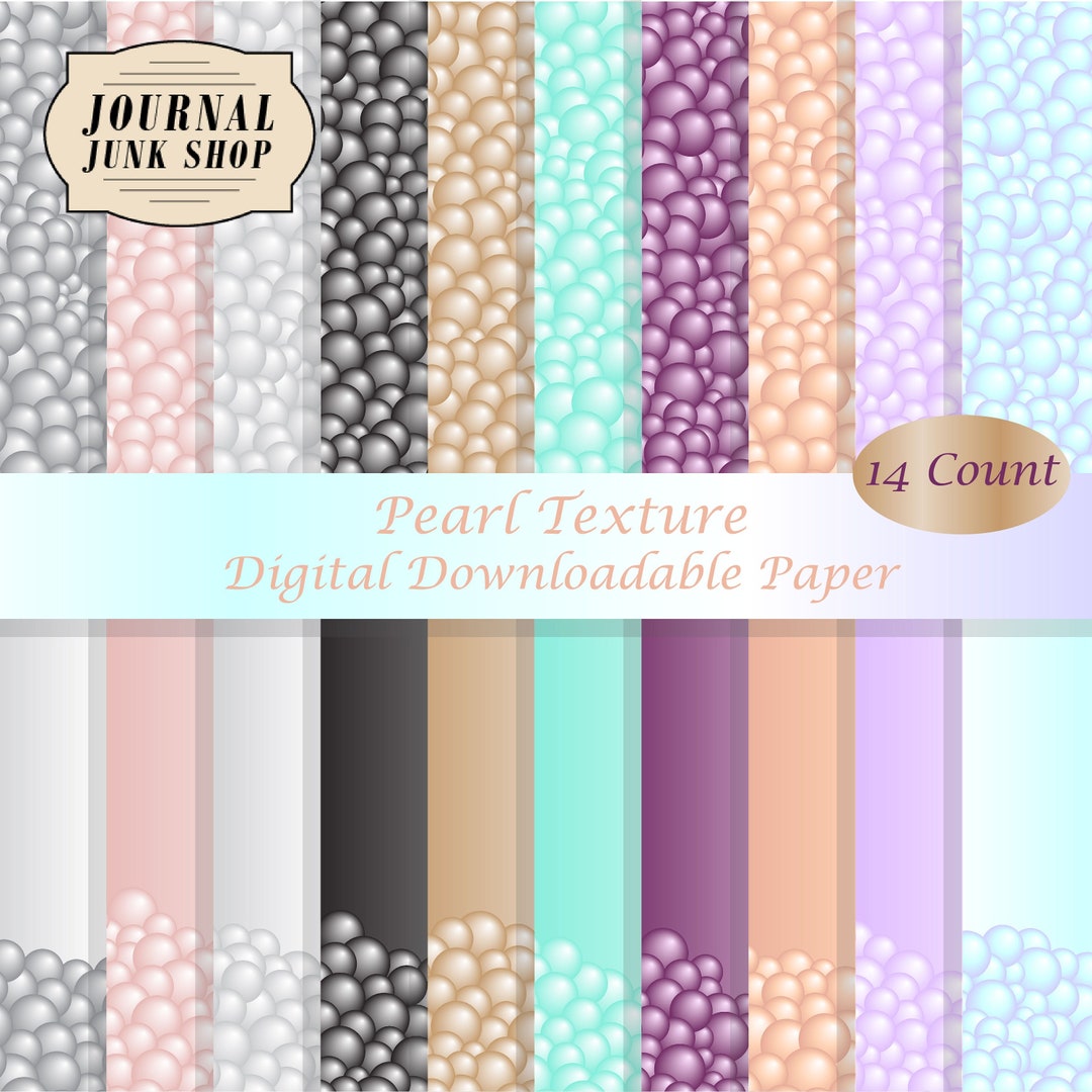 Pearl Texture Digital Paper- Scrapbooking Paper, Digital Paper Pack ...