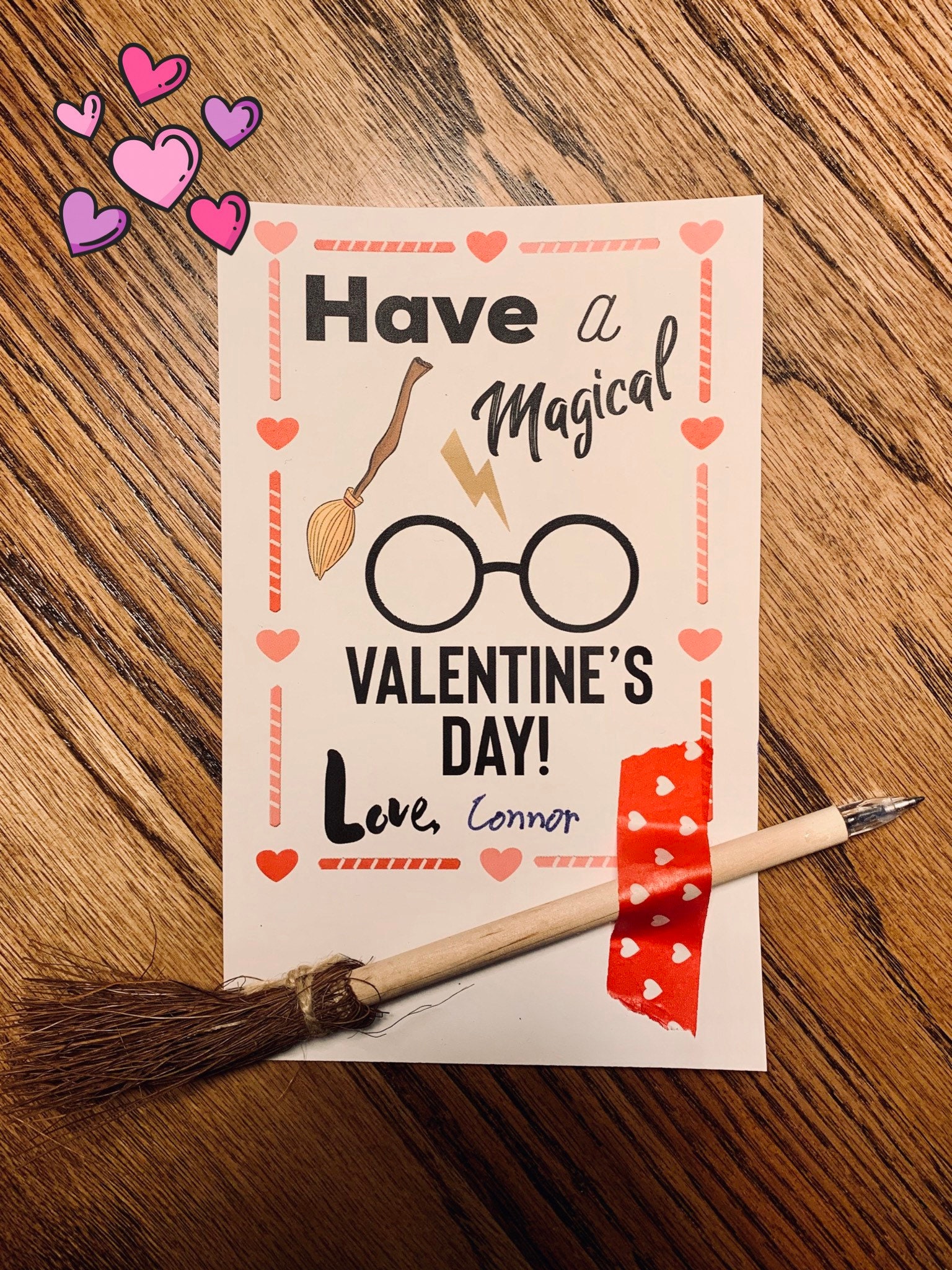 Magical Wizard Valentine / Wizard Valentine / Class Valentine / Instant ...