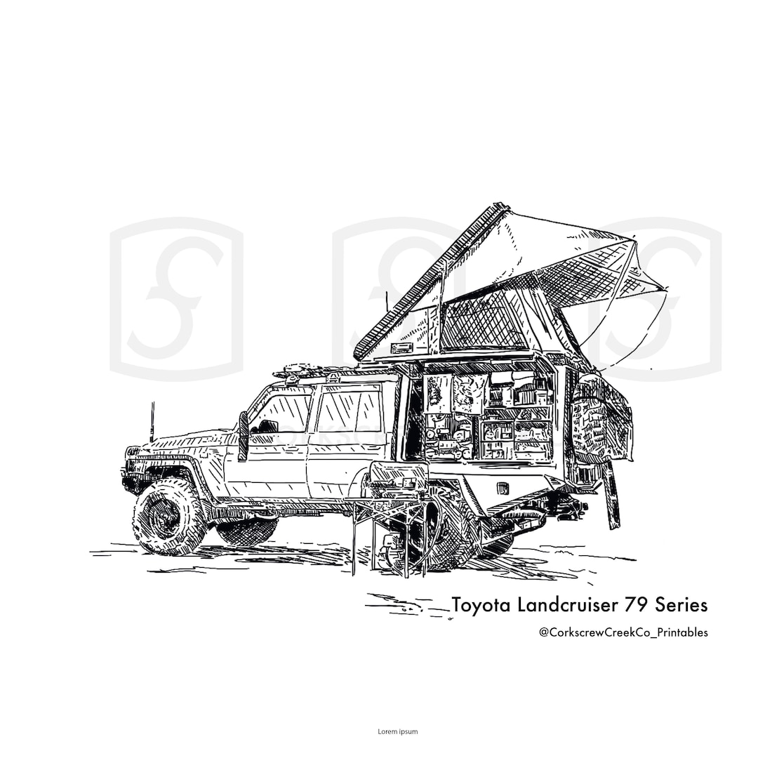 Toyota Landcruiser 79 Series, Gifts for Him, Fathers Day Gift ...
