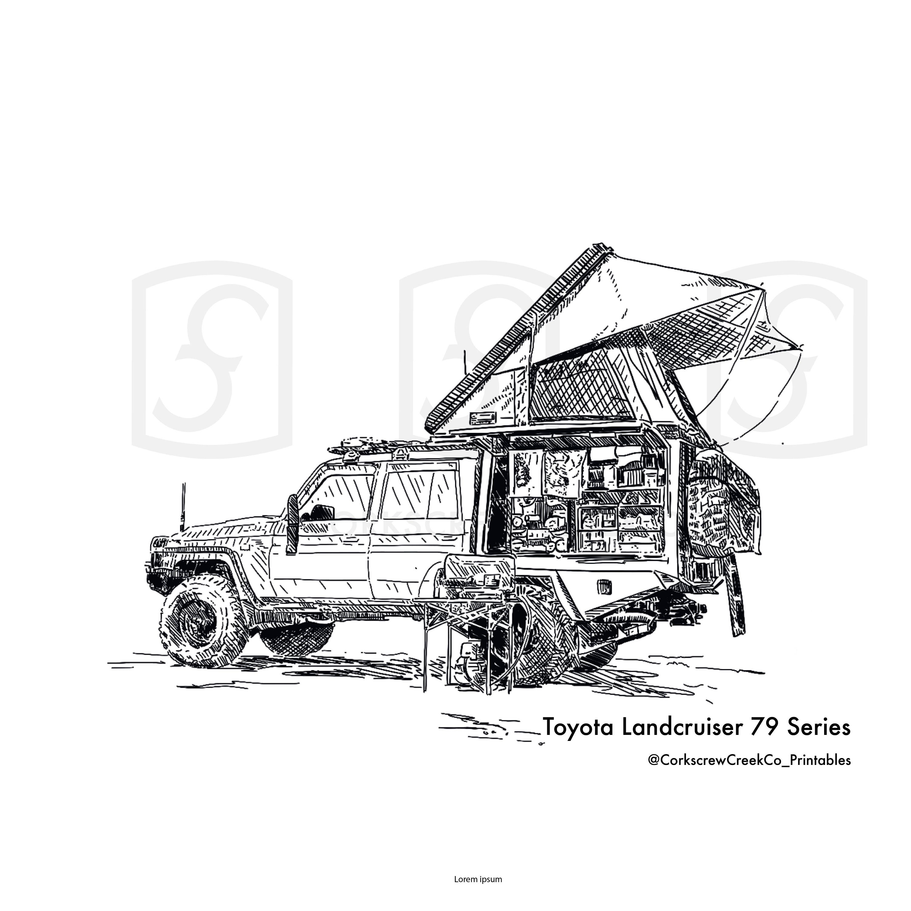 Toyota Landcruiser 79 Series, Gifts for Him, Fathers Day Gift ...