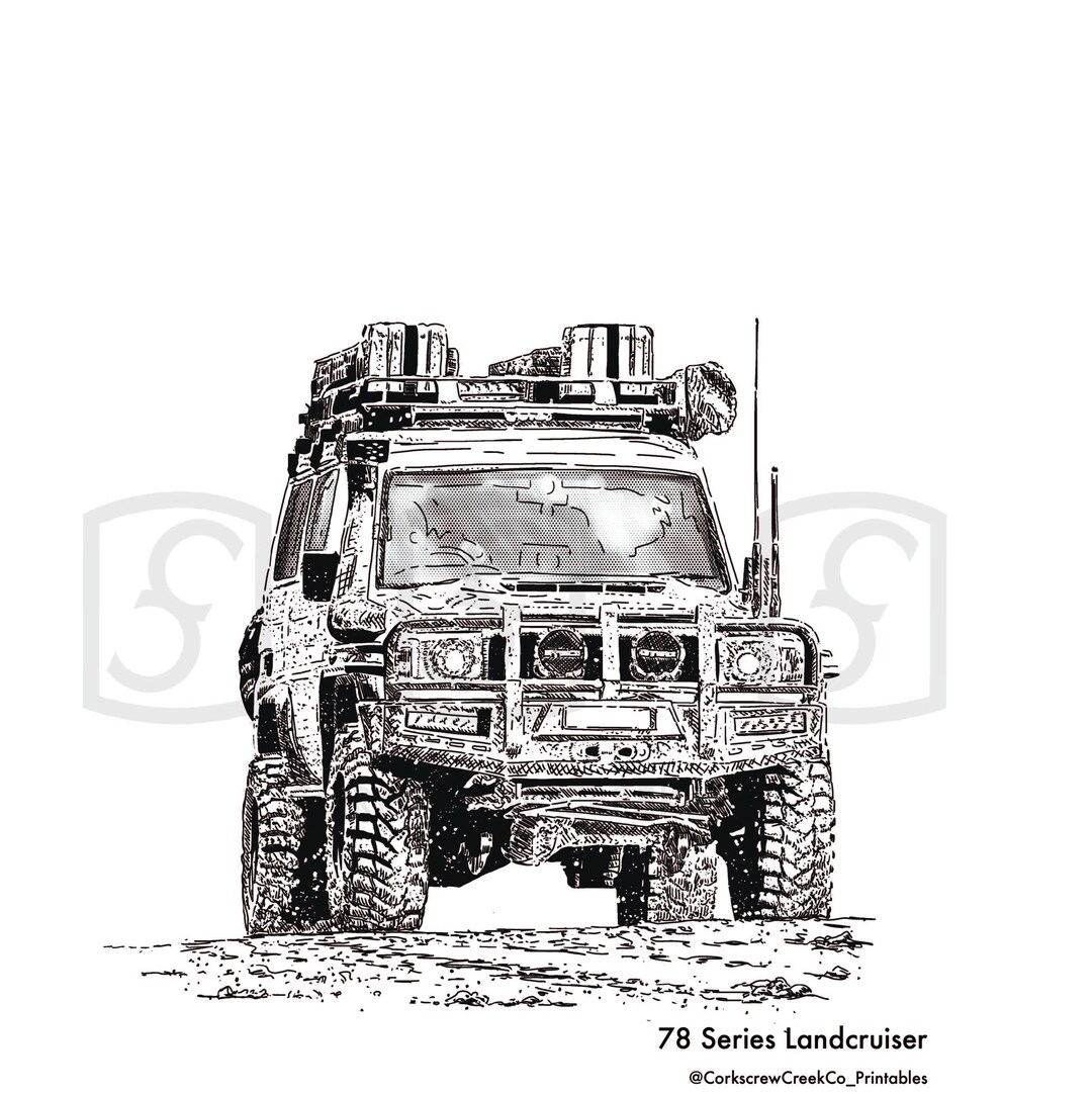 Toyota 78 Series Landcruiser, Gifts for Him, Fathers Day Gift ...
