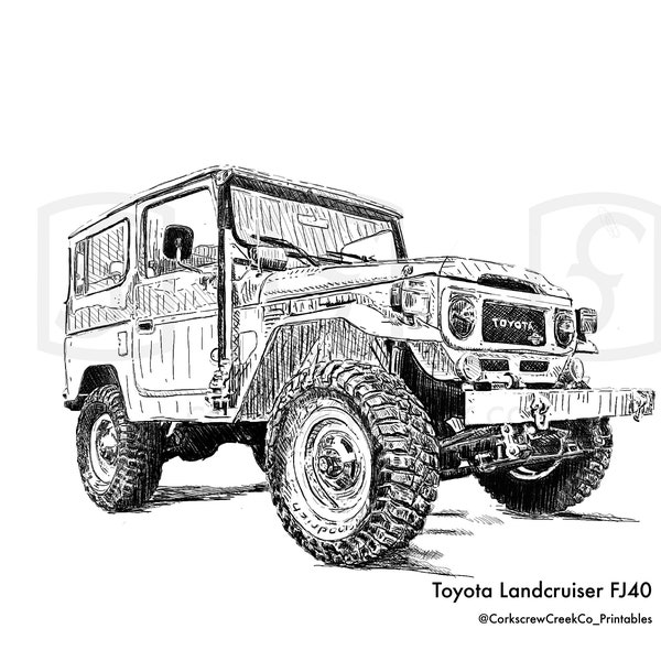 Toyota Landcruiser Sign - Etsy