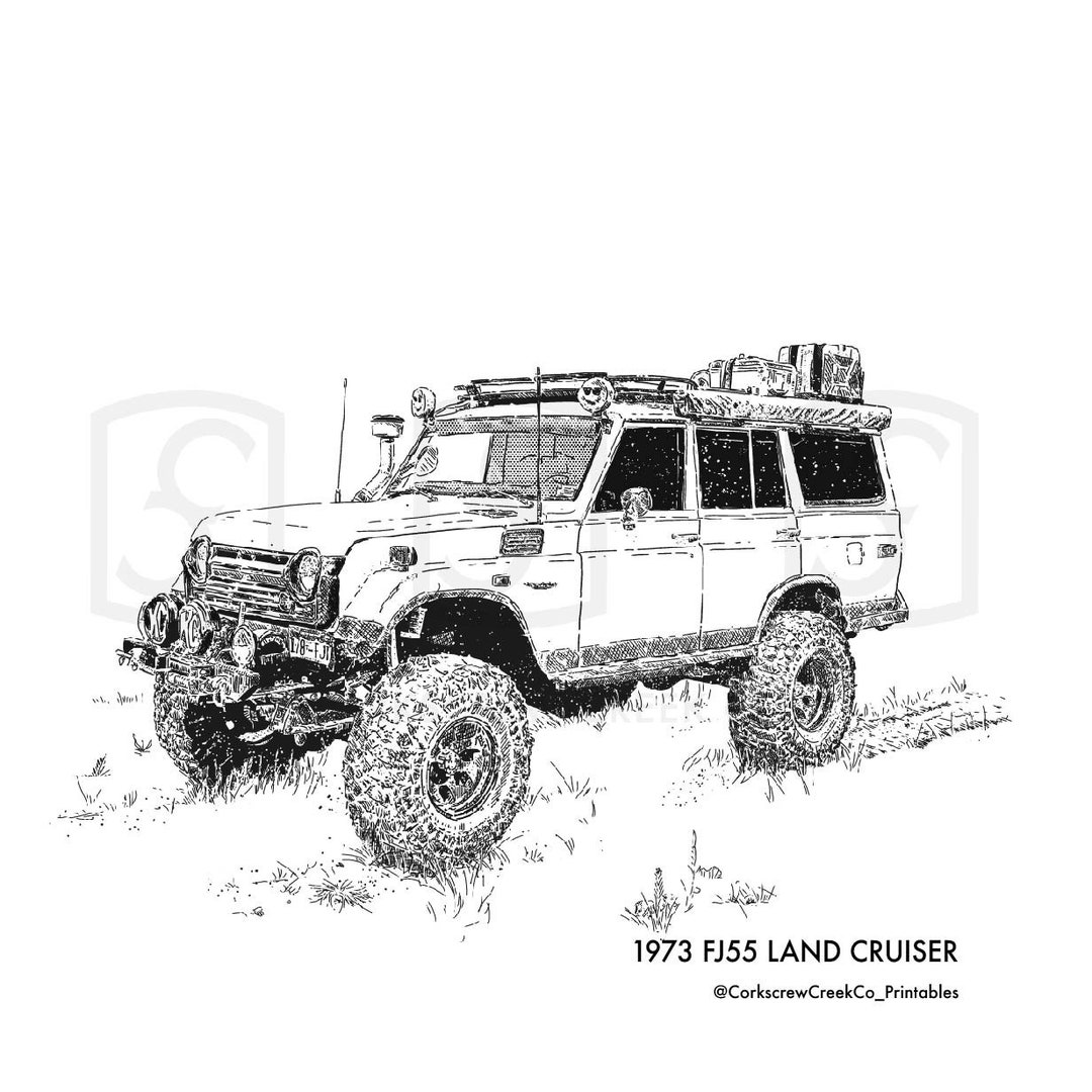 Toyota FJ55 Series Landcruiser, Gifts for Him, Fathers Day Gift ...