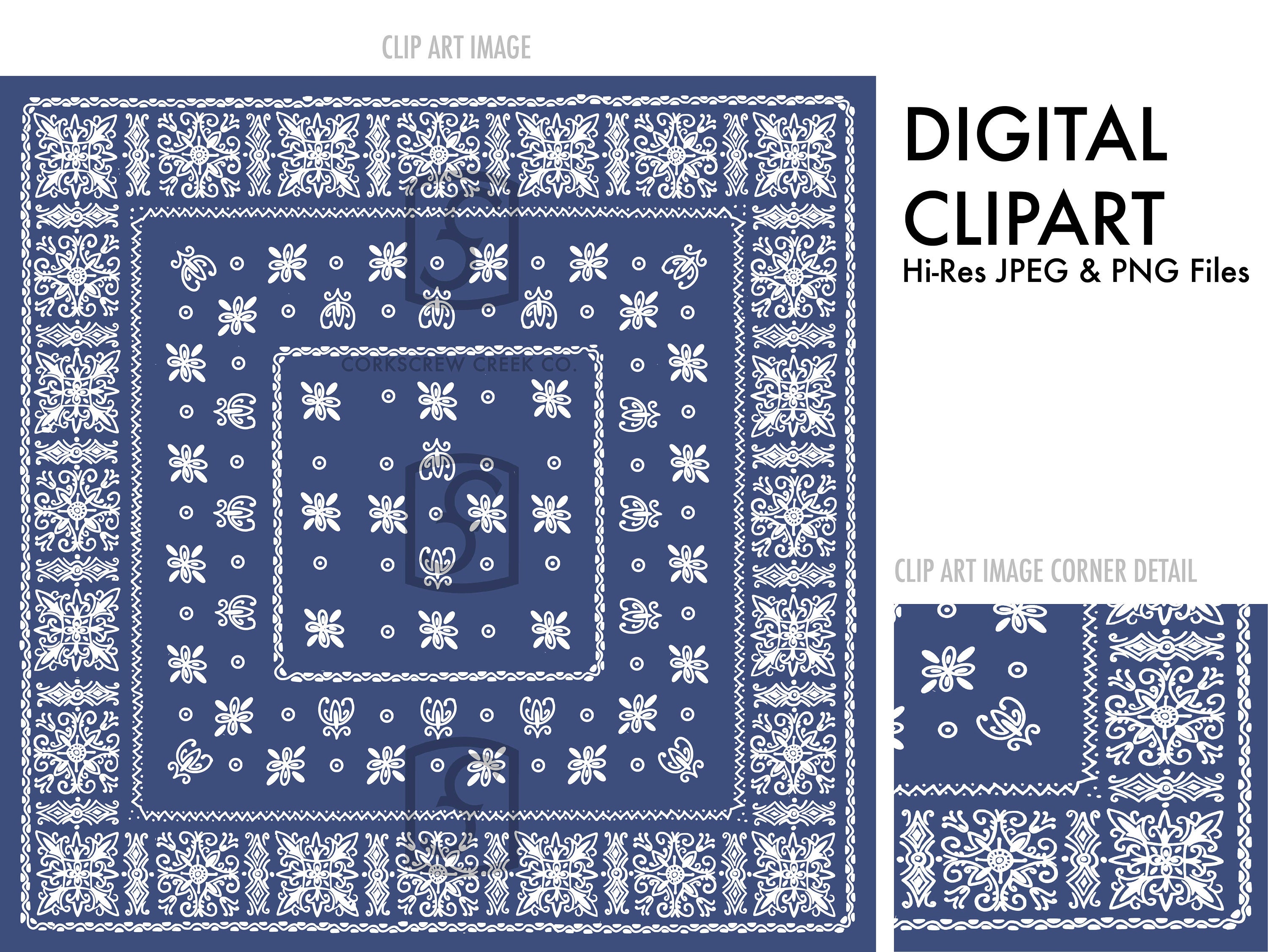 Square Handkerchief Clipart