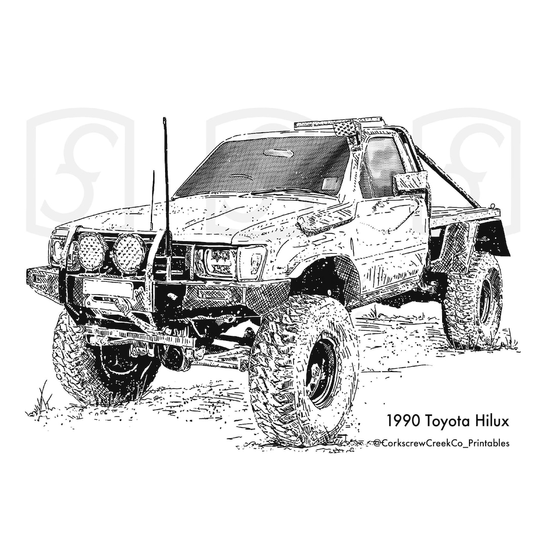 1990 Toyota Hilux, Gifts for Men, Overlanding, Australian Trucks ...