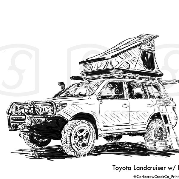 Toyota Landcruiser Sign - Etsy