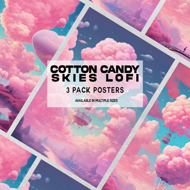 Cotton Candy Sky - Etsy