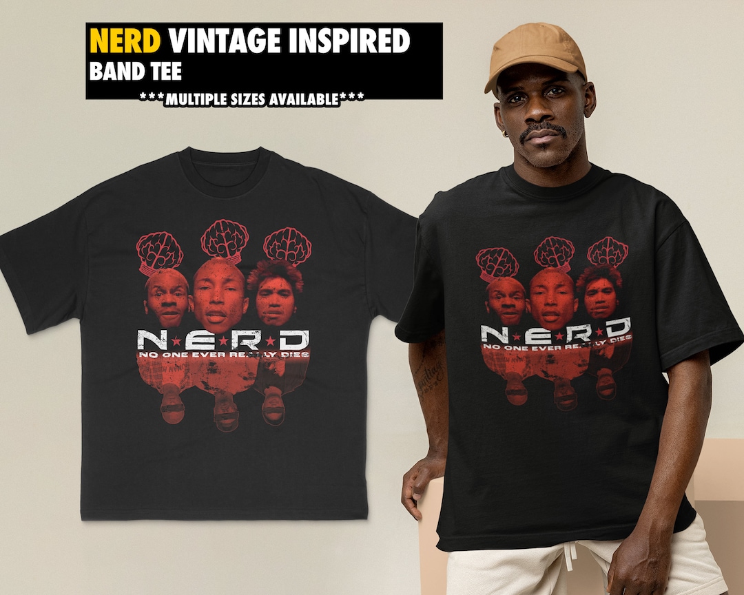 N.E.R.D Vintage Inspired Band Tee - Etsy