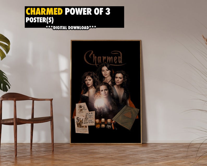 Charmed Power of 3 Digital Poster | Instant Download | Home Decor ...