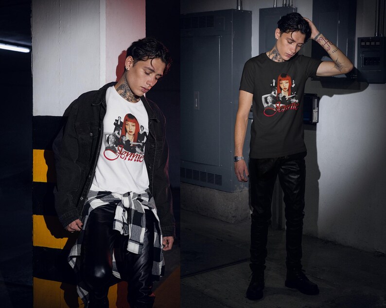 Jennie Ruby Blackpink Collage T-shirt Kpop Graphic Tee Aesthetic Jennie ...