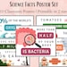 Fun Science Facts Classroom Poster Set V2 Science Classroom - Etsy