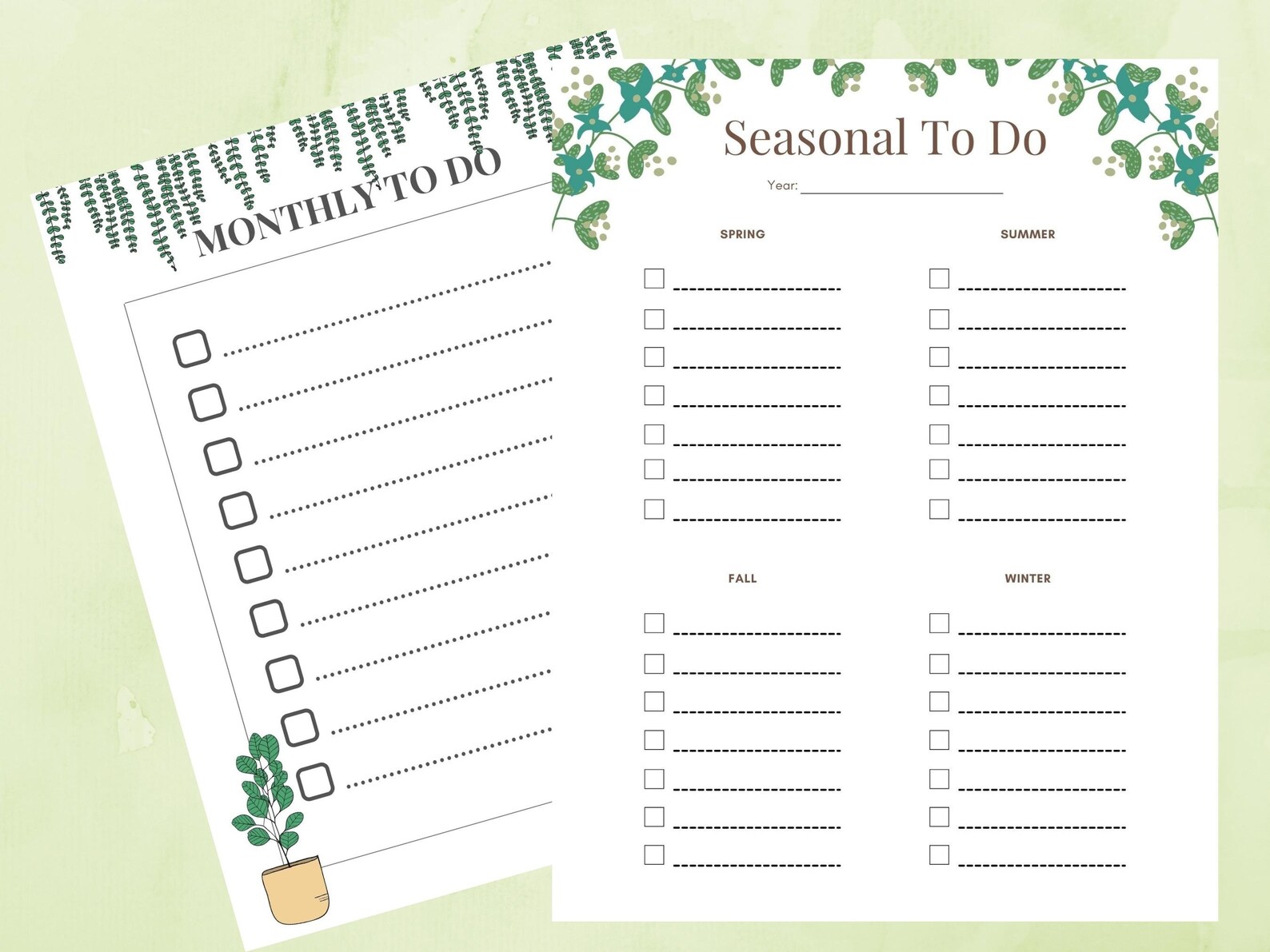 My Garden Journal Printable and Digital Ebook Workbook - Etsy