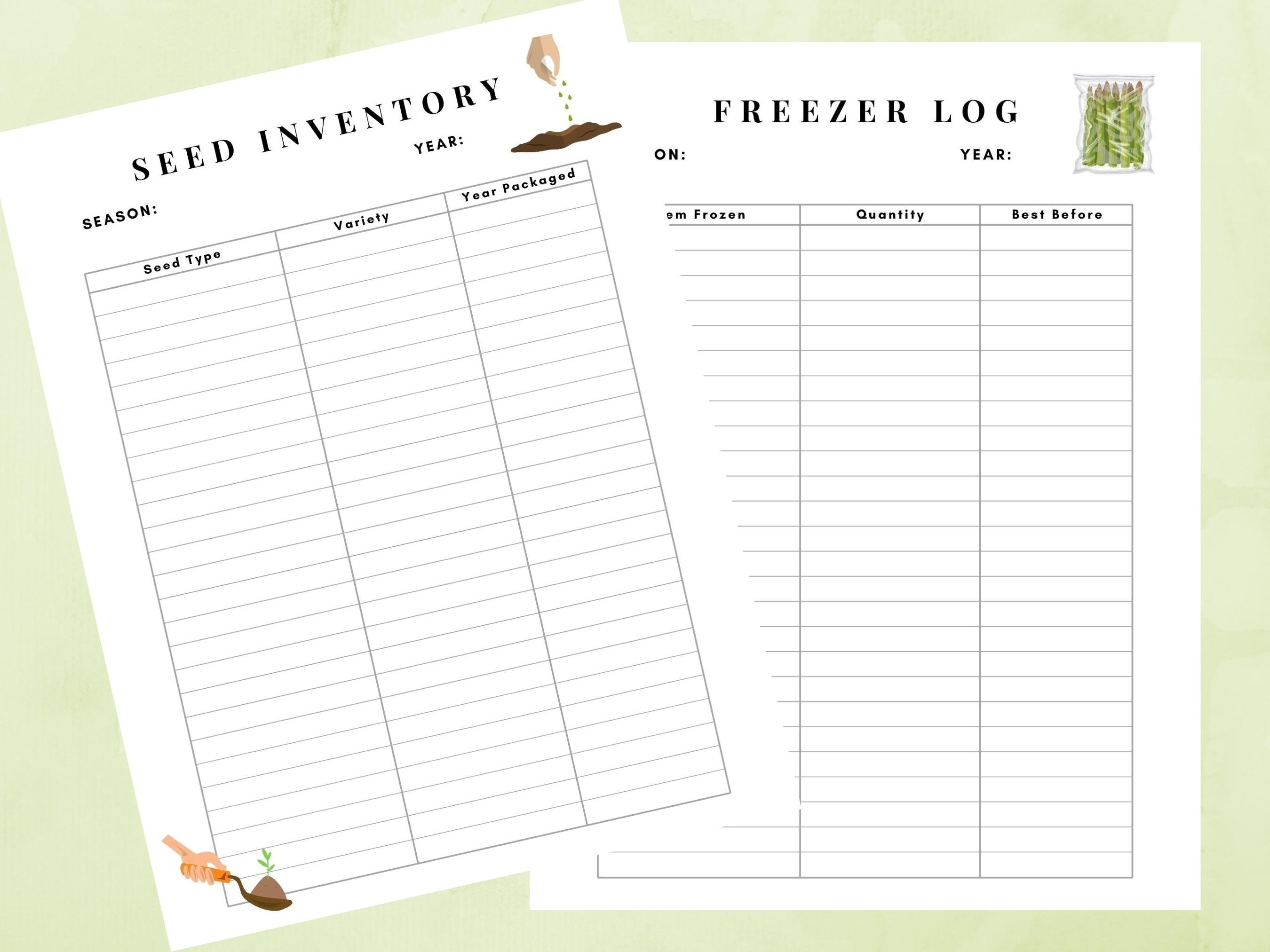 My Garden Journal Printable and Digital Ebook Workbook - Etsy