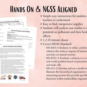 Air Pollution Case Study Lab Sheet, Earth Science, Biology Worksheet ...