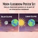 Moon Earth Science Classroom Poster Set Science Classroom - Etsy