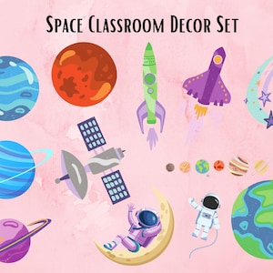 Space Science Classroom Decor Set, Science Teacher, Solar System ...