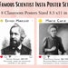 Famous Scientist Classroom Poster Set, Science Classroom Décor, Men ...
