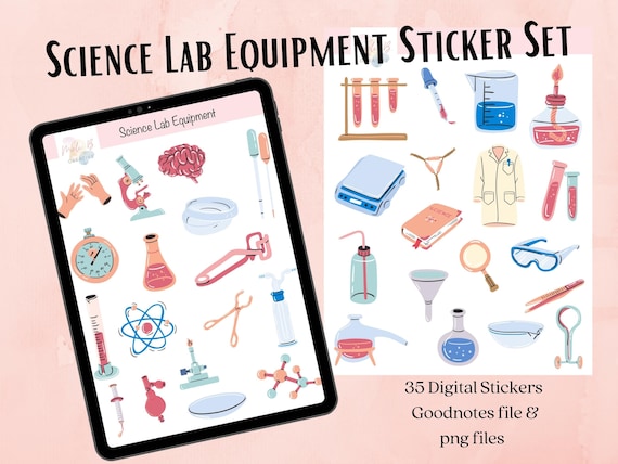 Chemistry Equipment Stickers