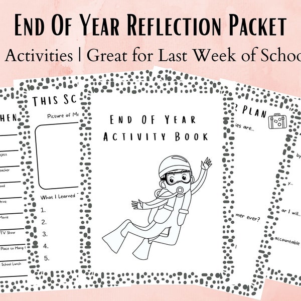 End of School Memory Book - Etsy