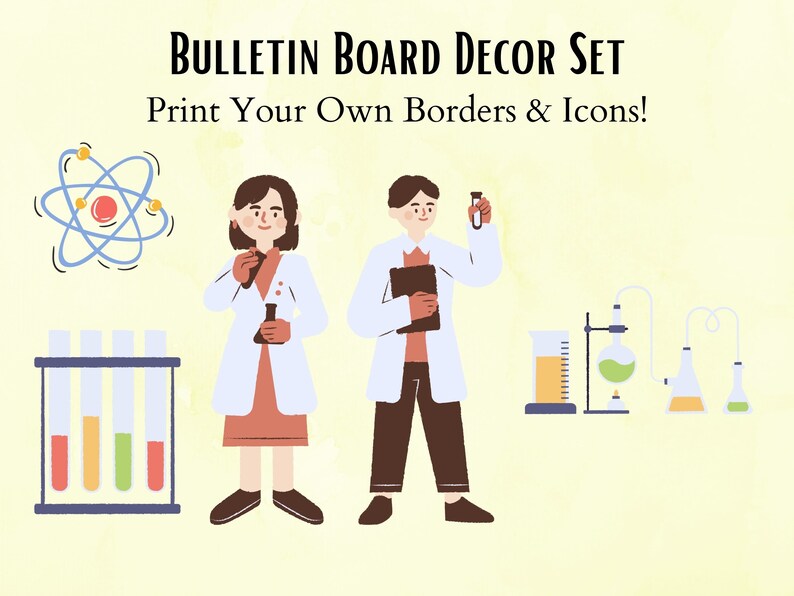 Chemistry Bulletin Board Classroom Decor for Science Teachers, Science ...