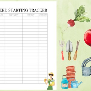 My Garden Journal Printable and Digital Ebook, Workbook, Garden Planner ...