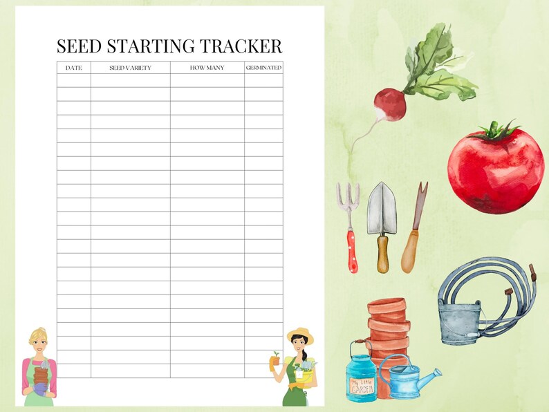 My Garden Journal Printable and Digital Ebook, Workbook, Garden Planner ...