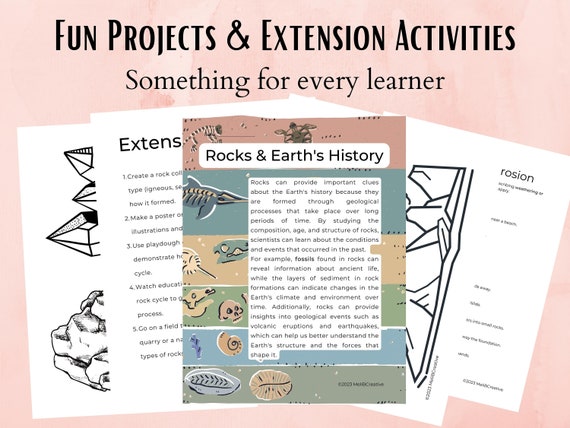 Rock Cycle Worksheet Middle School