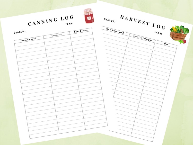 My Garden Journal Printable and Digital Ebook, Workbook, Garden Planner ...