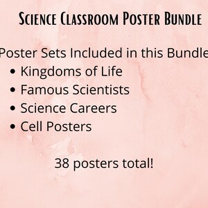 Science Classroom Poster Bundle, Science Classroom Décor, Women in ...