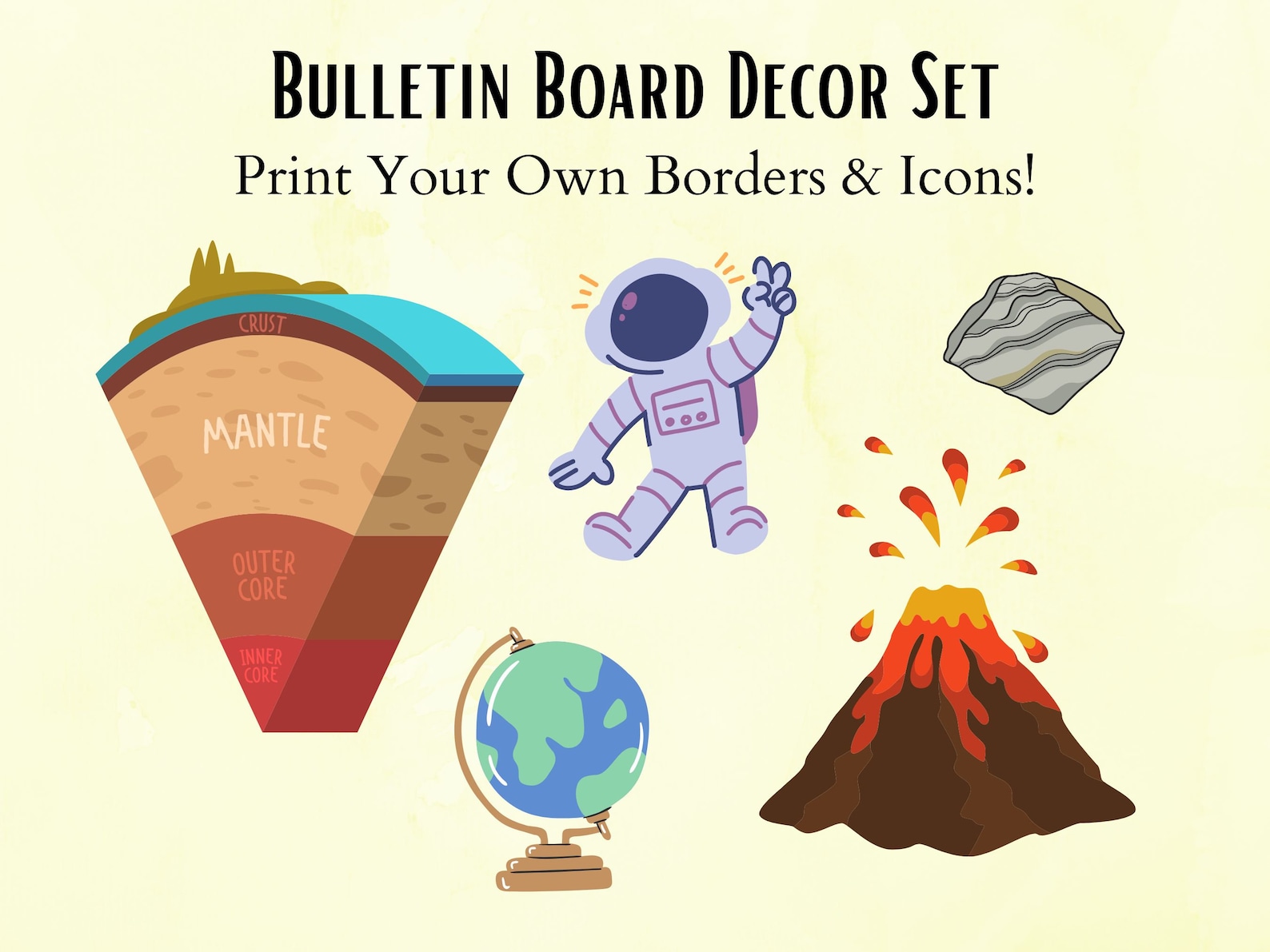 Earth Science Bulletin Board Classroom Decor for Science Teachers ...