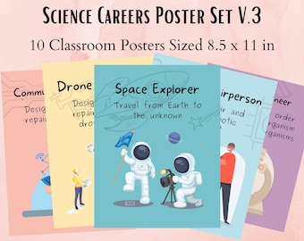 Famous Scientist Classroom Poster Set in Neutral, Science Classroom ...