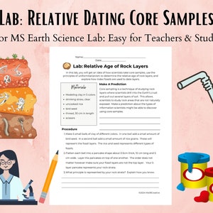 Lab Sheet: Relative Age of Rock Layers, Earth Science Worksheet, Lesson ...
