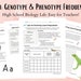 Lab: Genotype and Phenotype Frequency, High School Biology Worksheet ...