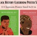Black History Month Classroom Decor Poster Set, African American ...