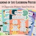 Science Careers Classroom Poster Set V.2, Science Classroom Décor ...