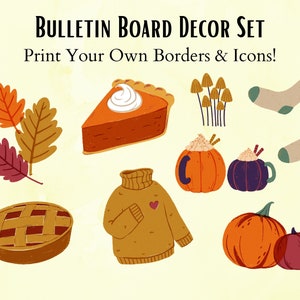 Autumn Harvest Bulletin Board Classroom Decor for Science Teachers ...