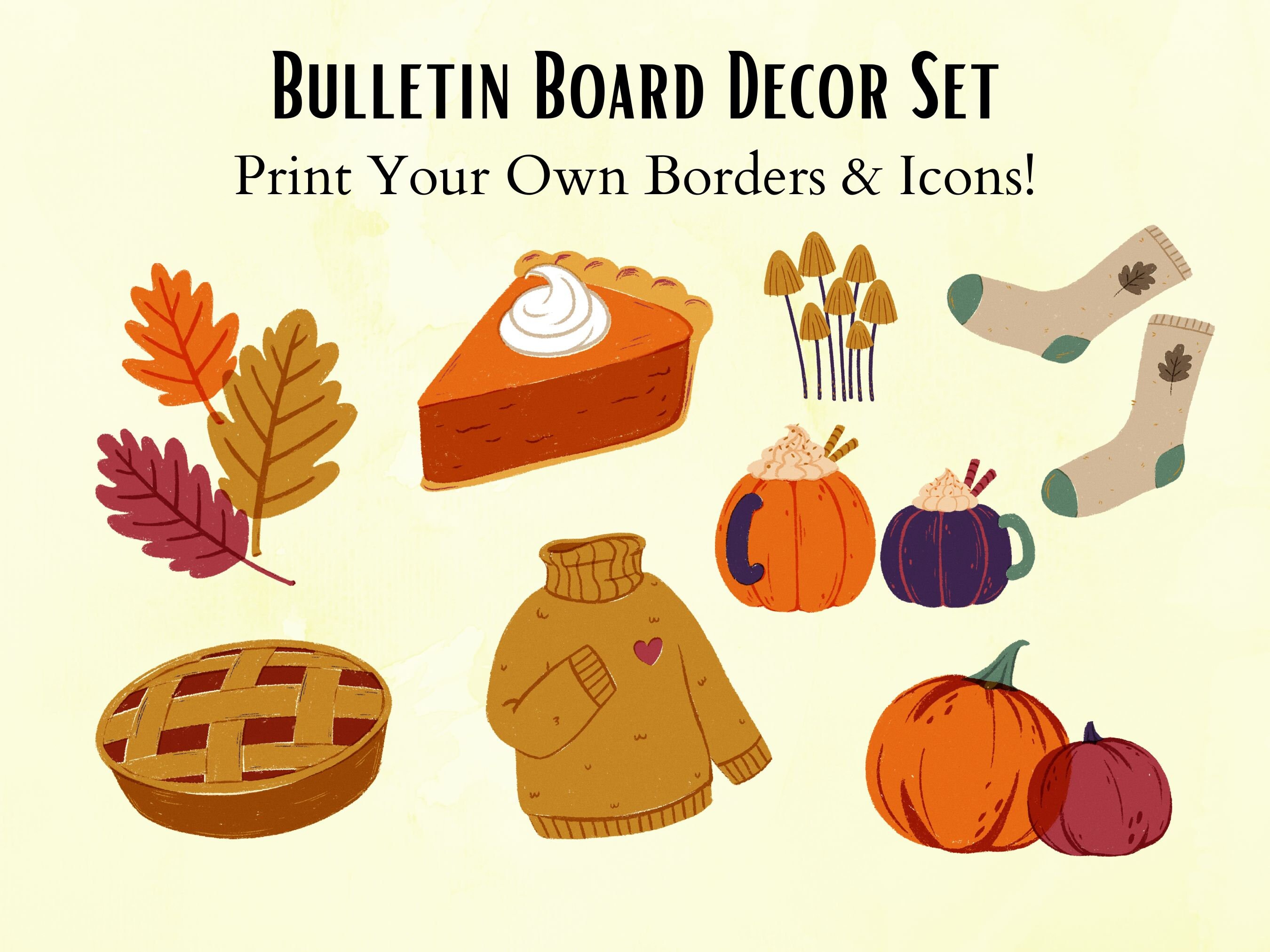 Autumn Harvest Bulletin Board Classroom Decor for Science Teachers ...