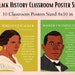 Black History Month Classroom Decor Poster Set, African American ...