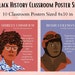 Black History Month Classroom Decor Poster Set, African American ...