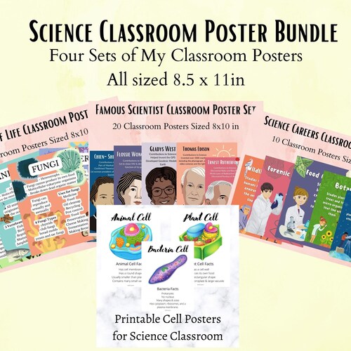 Science Classroom Poster Bundle Science Classroom Décor - Etsy