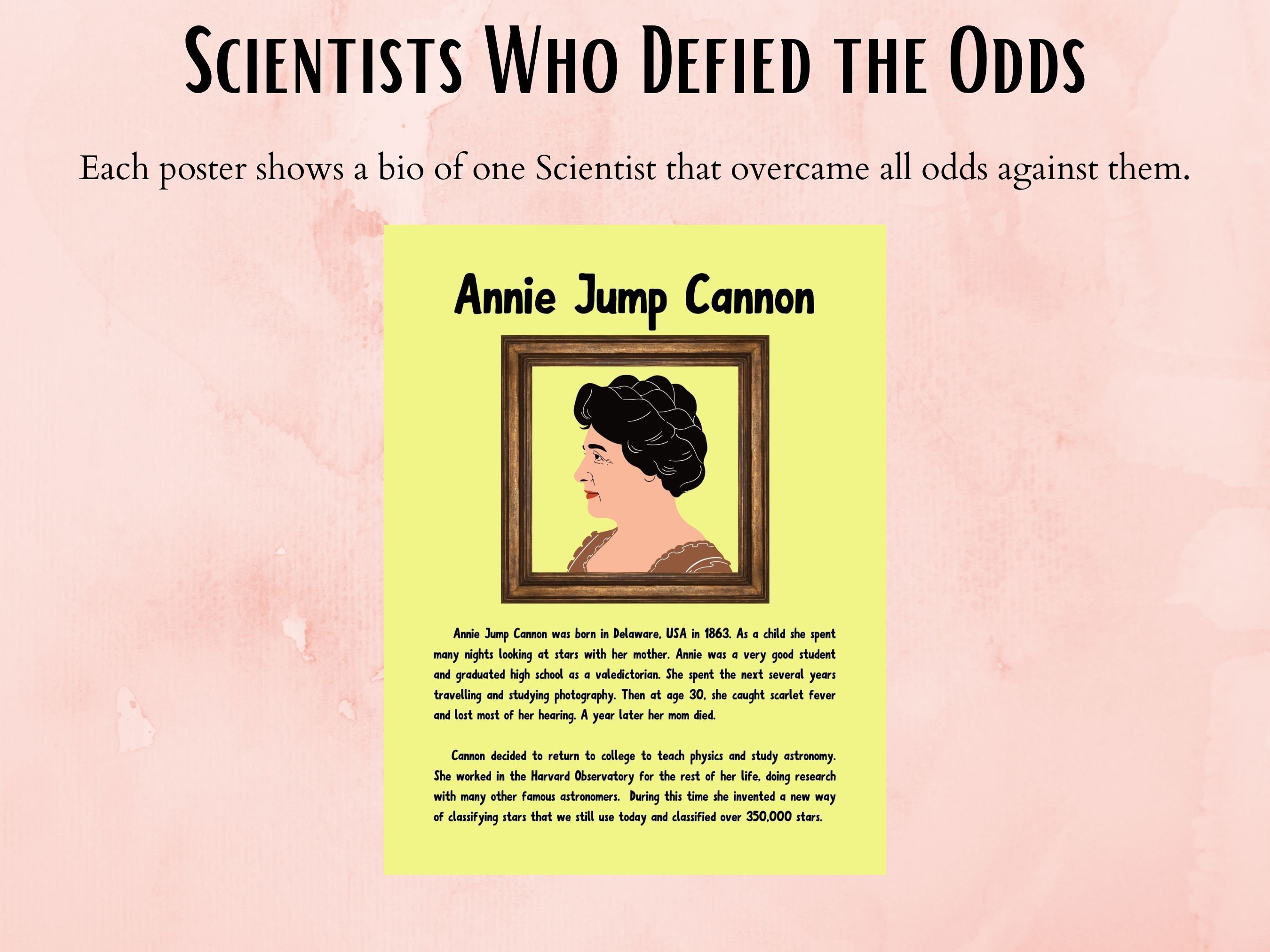 Scientist Who Defied the Odds Classroom Poster Set, Inspiring Science ...