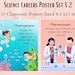 Science Careers Classroom Poster Set V.2, Science Classroom Décor ...