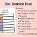 Cells Life Science Worksheet Packet for Middle School Science Class ...