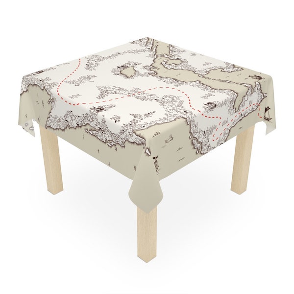 Map Tablecloth - Etsy