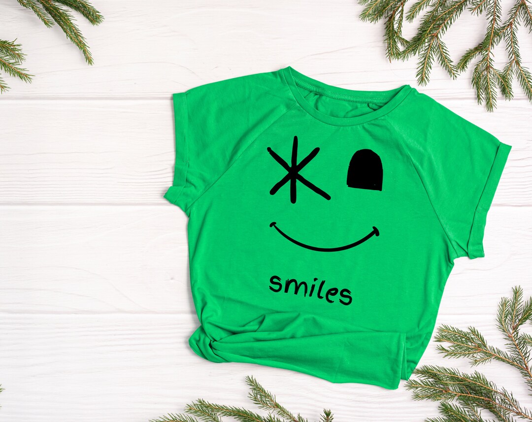 Wiink SVG Happy Face Svg Wink Smiley Svg - Etsy Canada